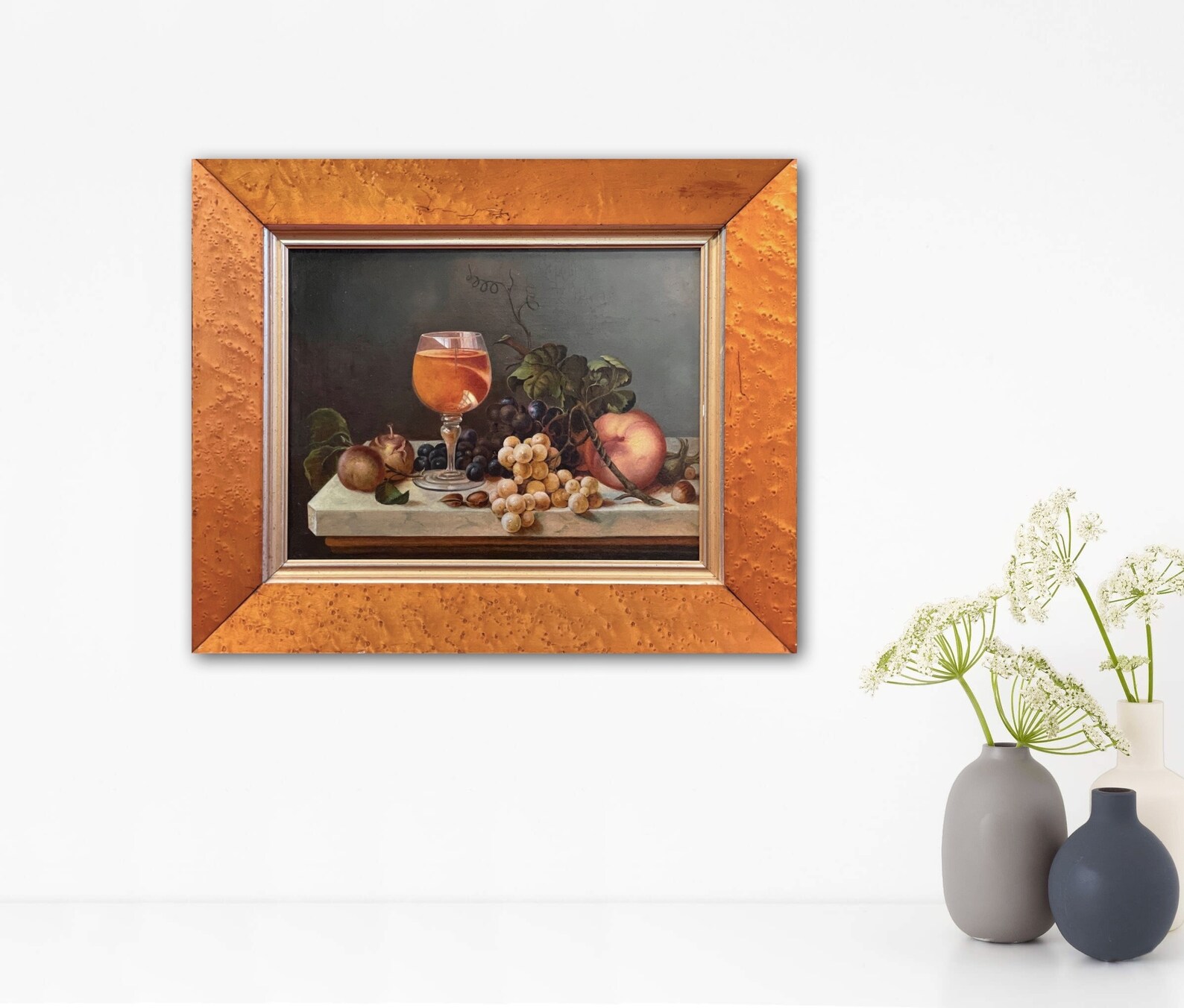 Original Antique Oil Painting Still Life, Circle of JOHANN WILHELM ...