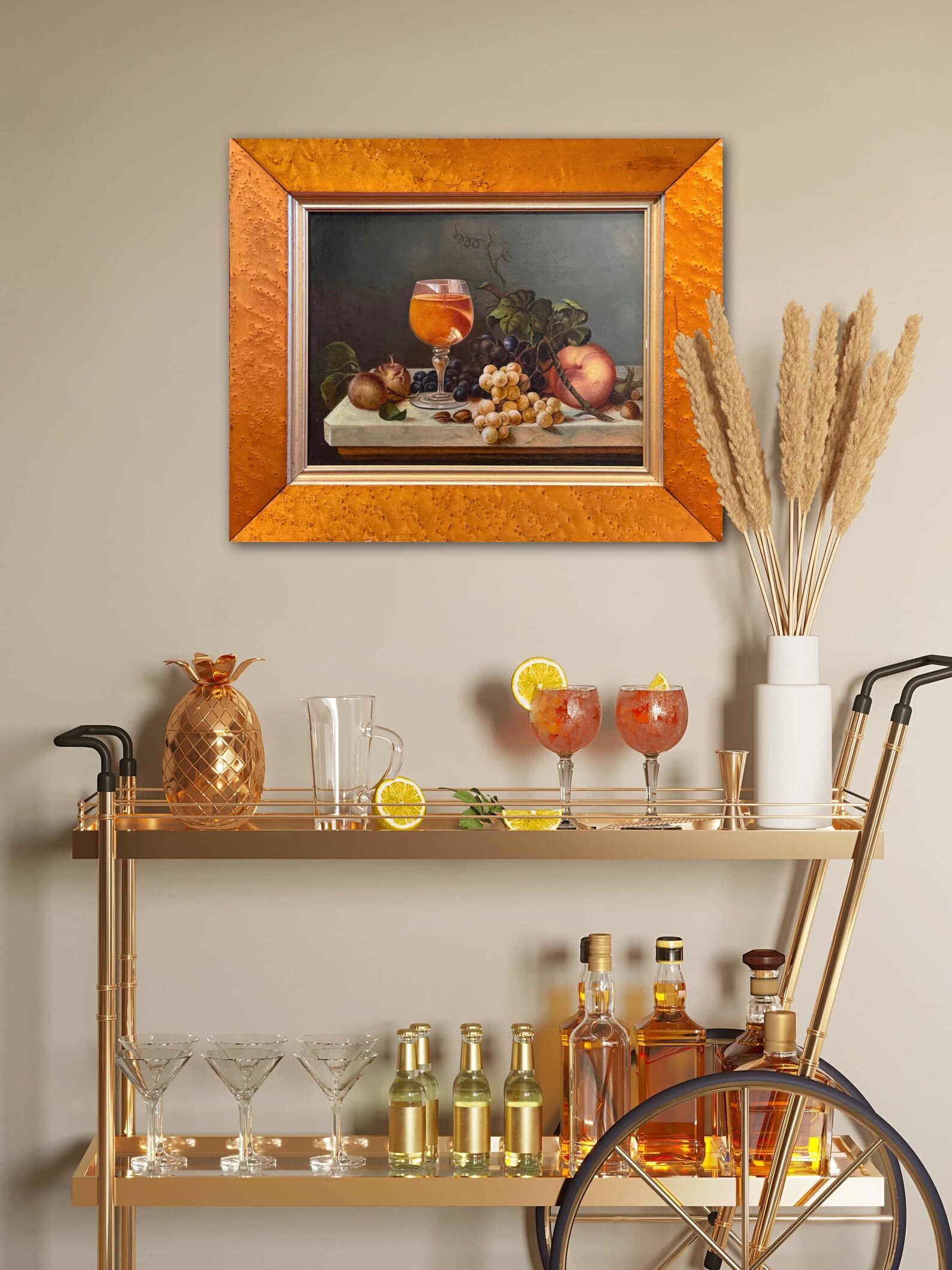 Original Antique Oil Painting Still Life, Circle of JOHANN WILHELM ...