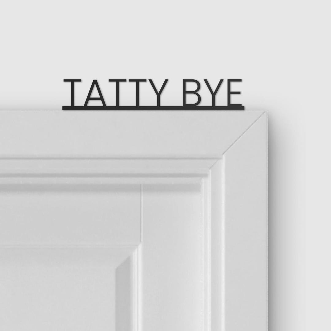 TATTY BYE Door Topper and Door Tag - Etsy