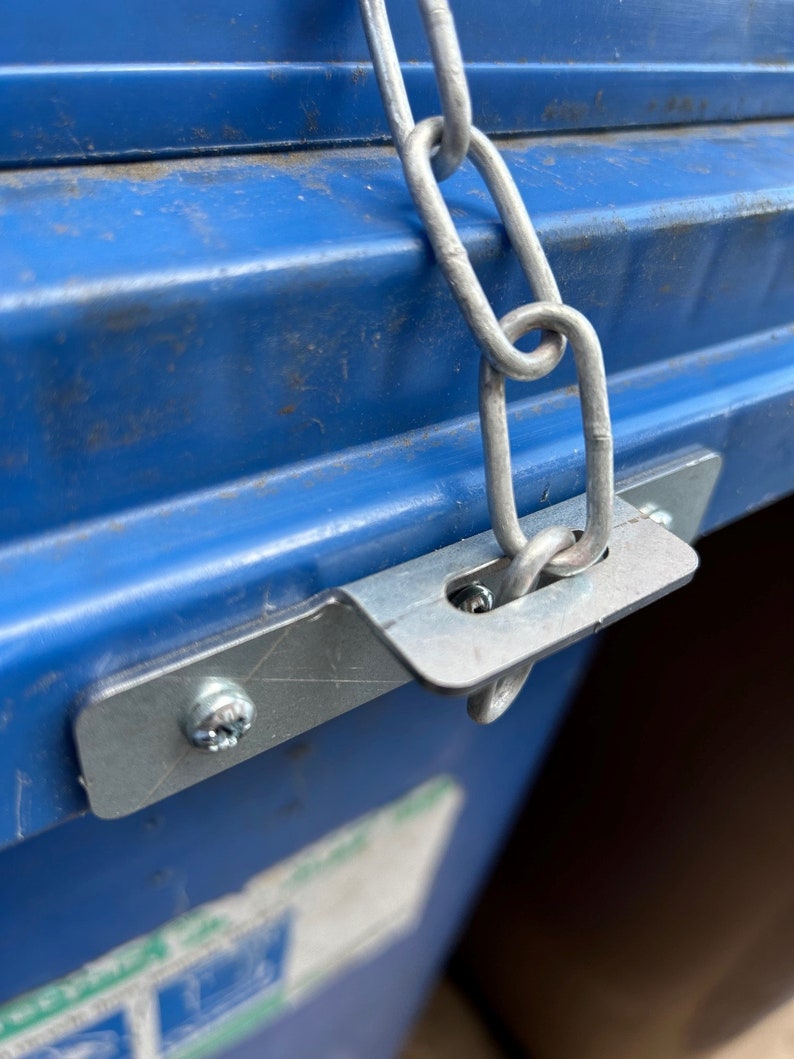 Wheelie Bin Chain Lid Lock No Padlock Included - Etsy UK