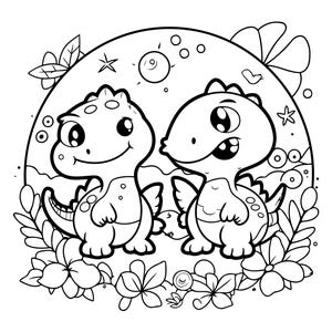 Dinosaur Affirmations Coloring Book - Etsy