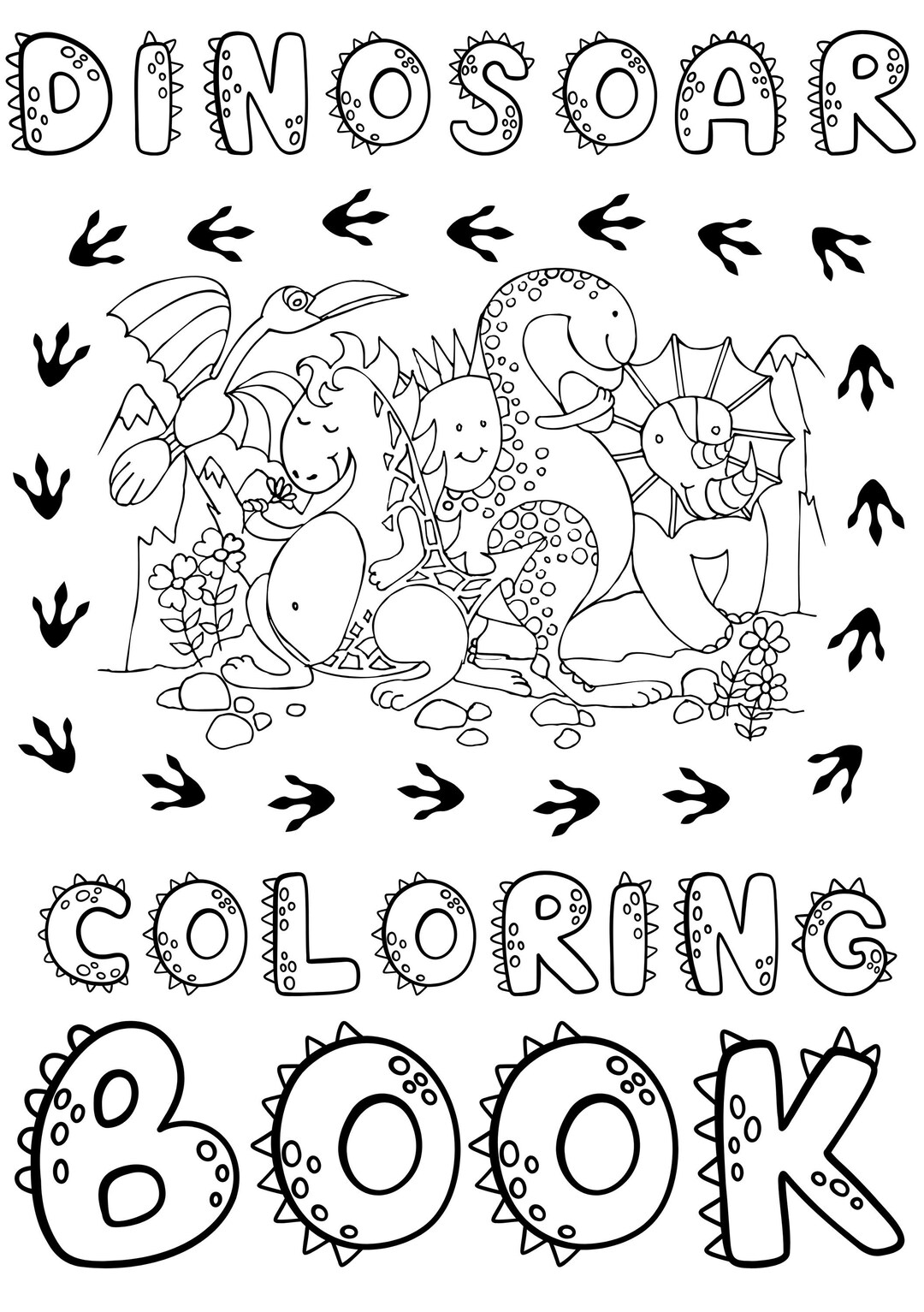 Dinosaur Affirmations Coloring Book - Etsy
