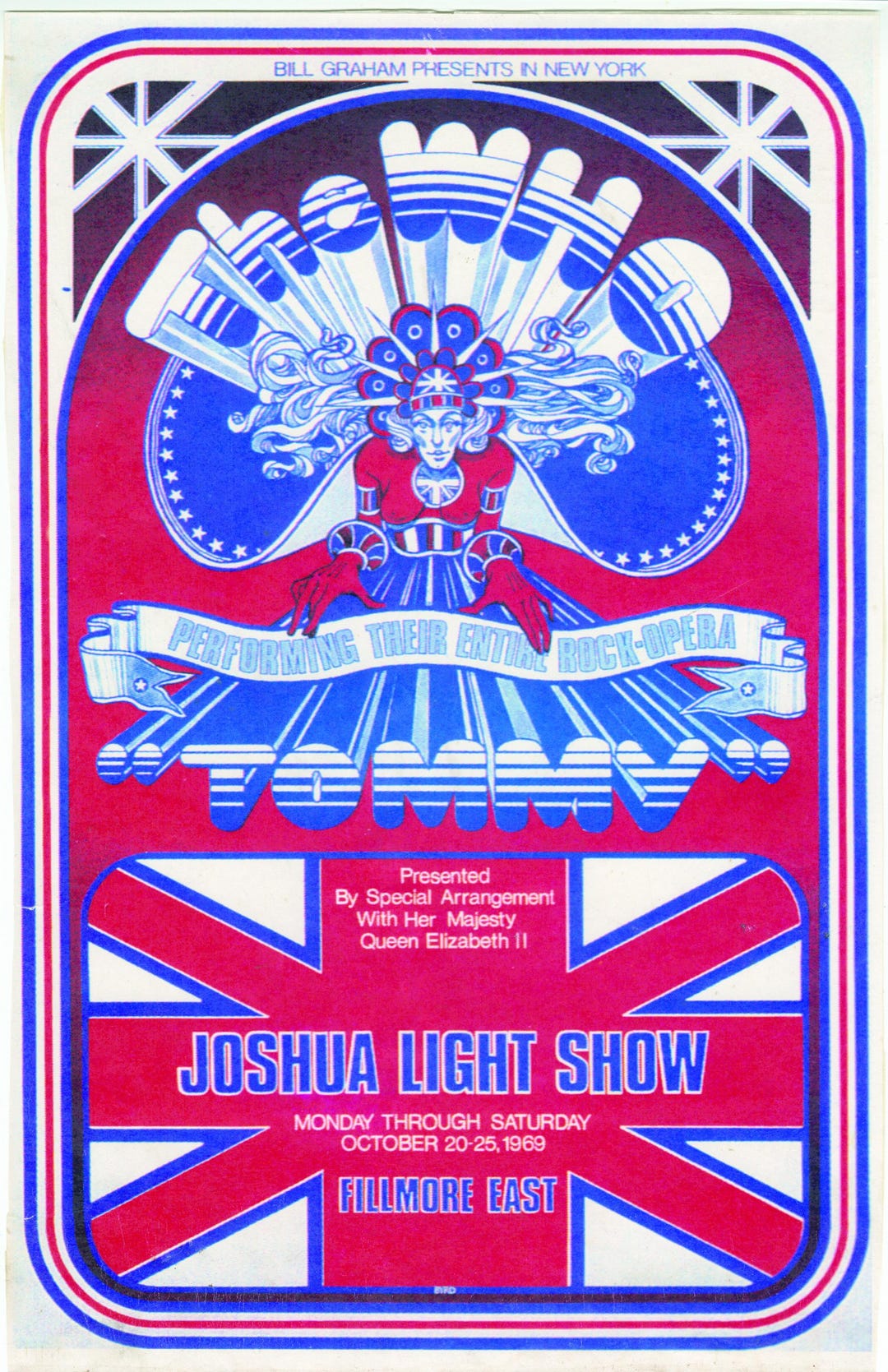 The Who Joshua Light Show Poster – Vintage Psychedelic Concert Print ...