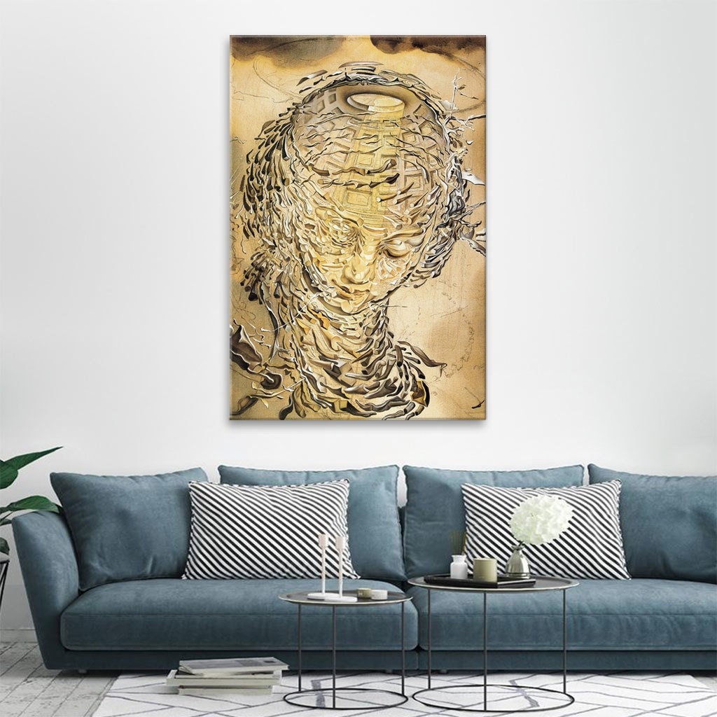 Salvador Dali Virgin Mary Canvas Wall Art, Salvador Dali Paintings ...