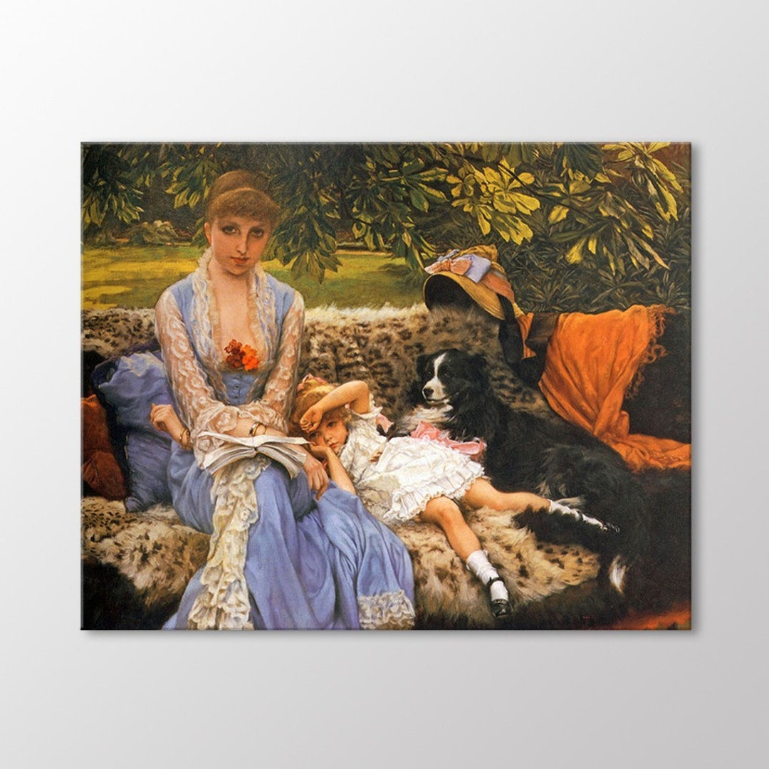 Quiet by James Tissot Canvas Wall Art - Etsy