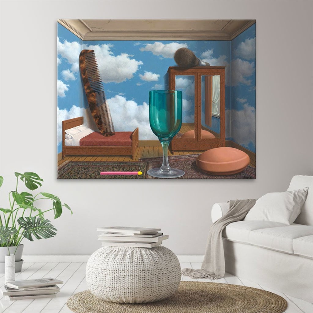 Personal Values by Rene Magritte Canvas Wall Art - Etsy