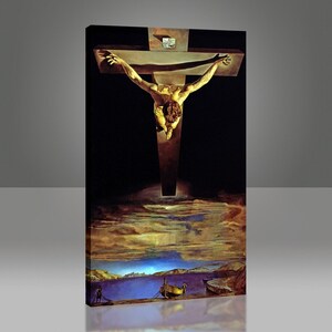 Christ of Saint John of the Cross Canvas Wall Art | Salvador Dali ...