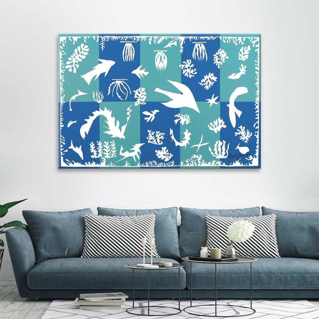 Matisse Polynesia the Sea Canvas Wall Art Henri Matisse - Etsy
