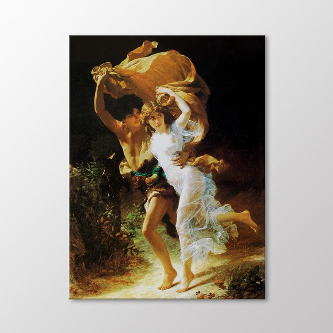 The Storm by Pierre Auguste Cot Canvas Wall Art - Etsy