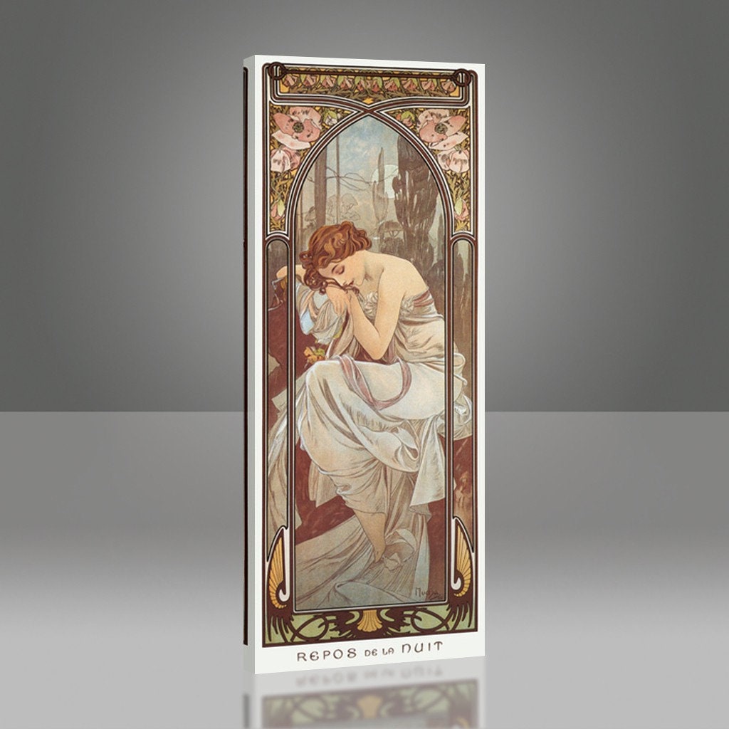 Alphonse Mucha Nights Rest