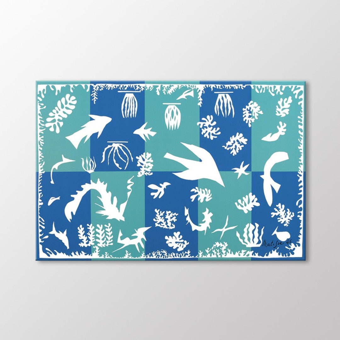 Matisse Polynesia the Sea Canvas Wall Art, Henri Matisse Paintings ...