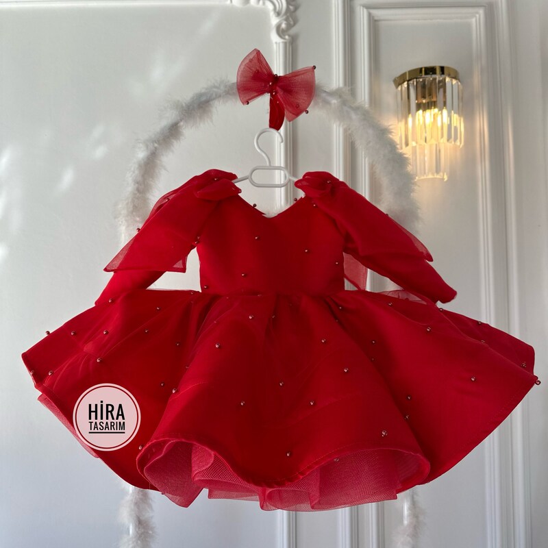 Red Baby Dress - Etsy