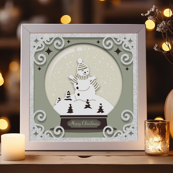 Shadow Box Card Svg - Etsy