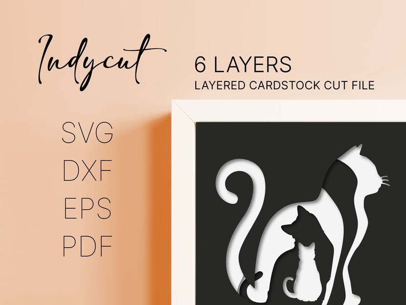 3d Cat Svg Cat Shadow Box Cat Light Box Papercut Lightbox - Etsy