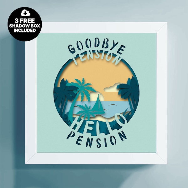 Retirement 3d Svg - Etsy