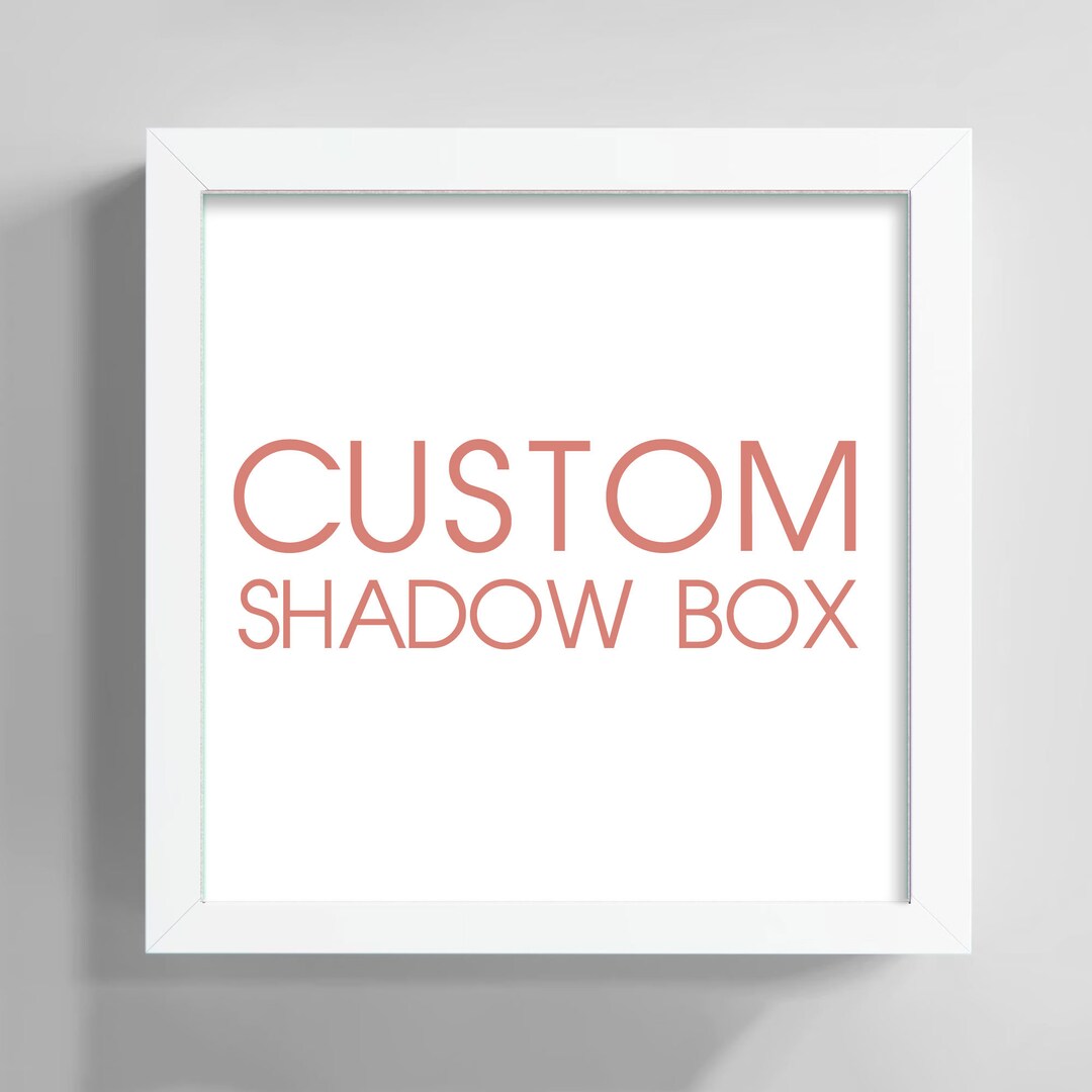 Custom Shadow Box SVG Files for Cricut - Personalize Your Lightbox - Etsy