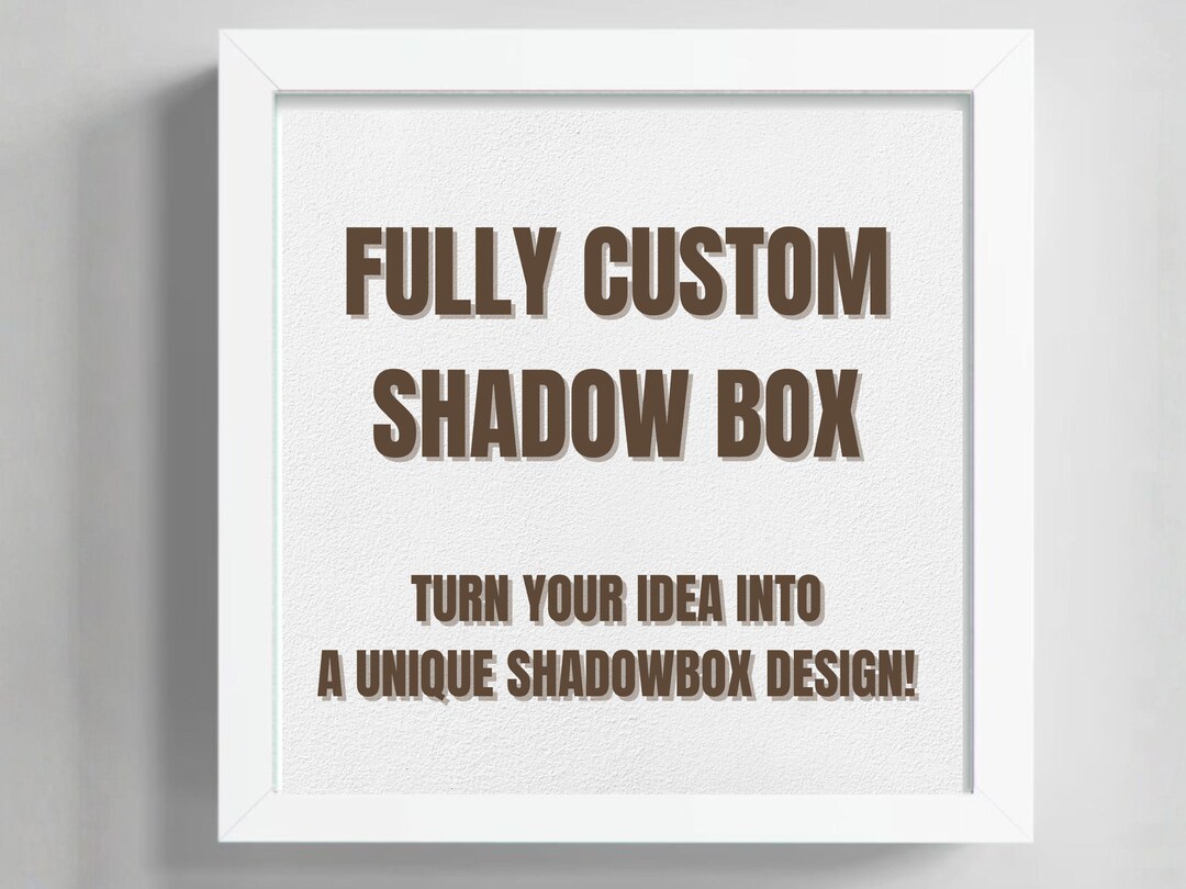 Custom Shadow Box SVG – Personalized Layered Lightbox Design – Cricut ...