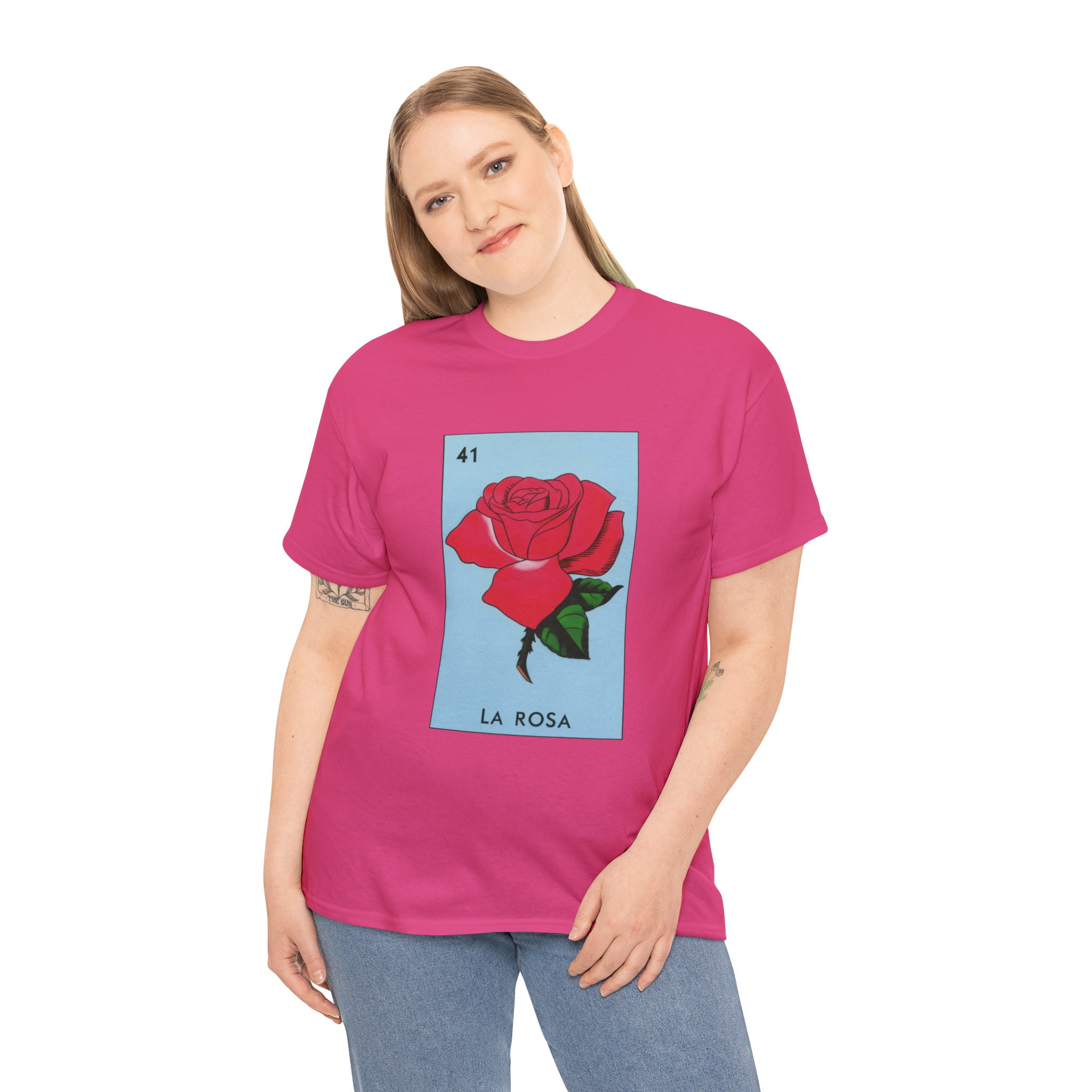 Mexican Loteria La Rosa - Bingo Shirt - Etsy
