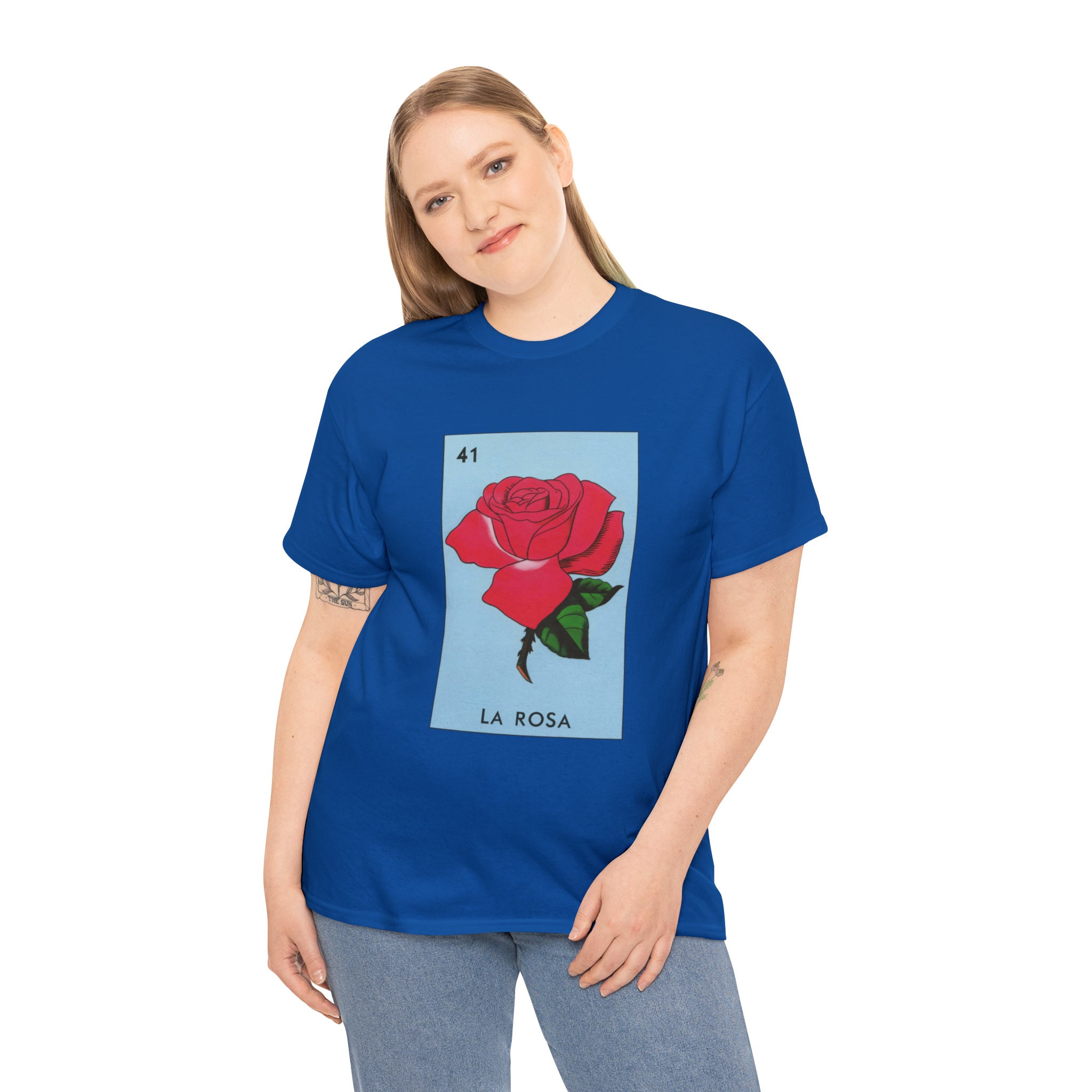 Mexican Loteria La Rosa - Bingo Shirt - Etsy