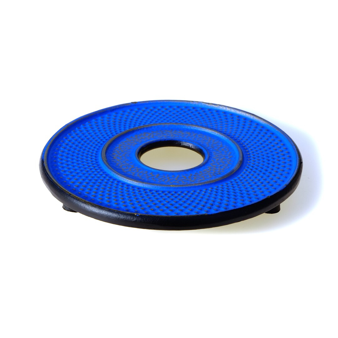 Trivet Japanese Style Azure Cast Iron Trivet 14cm Diameter - Etsy UK