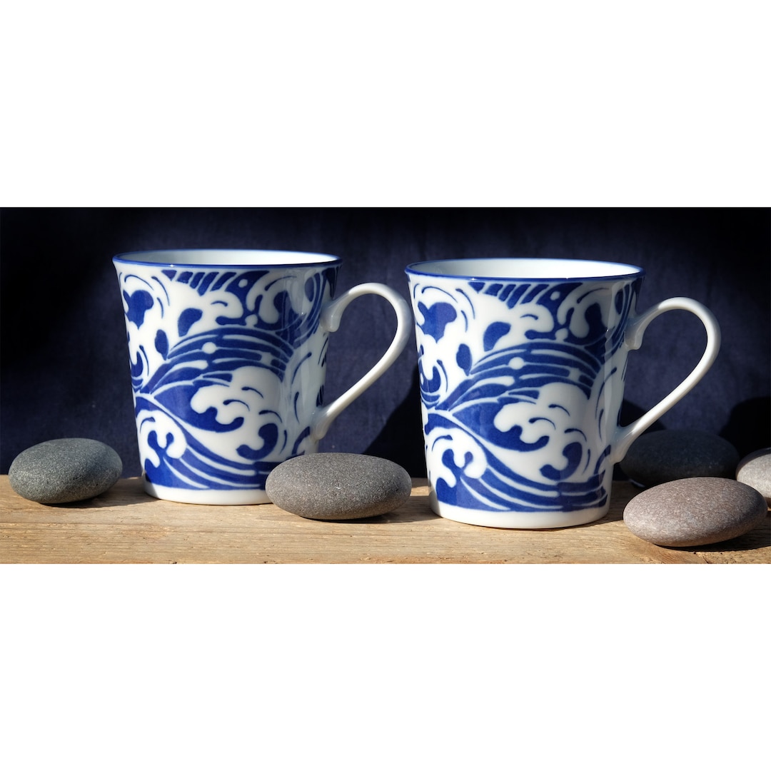 Nami Ceramic Japanese Tea Cups X 2 - Etsy