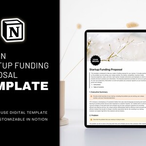 The Startup Funding Proposal Template, Notion Planner, Business Hub ...