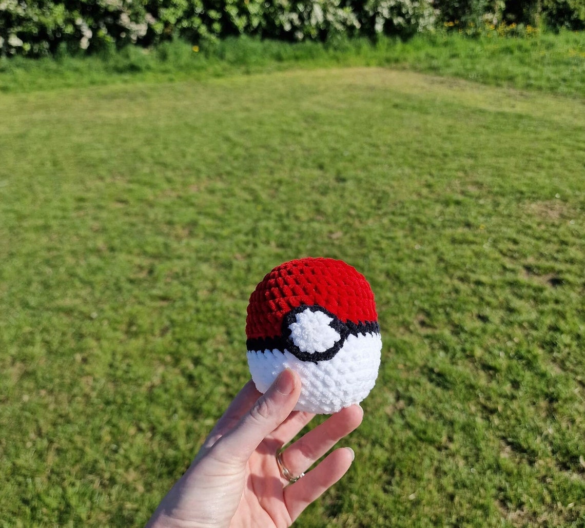 PDF Pokeball Crochet Pattern US Terms Amigurumi Easy No Sew Quick Make ...