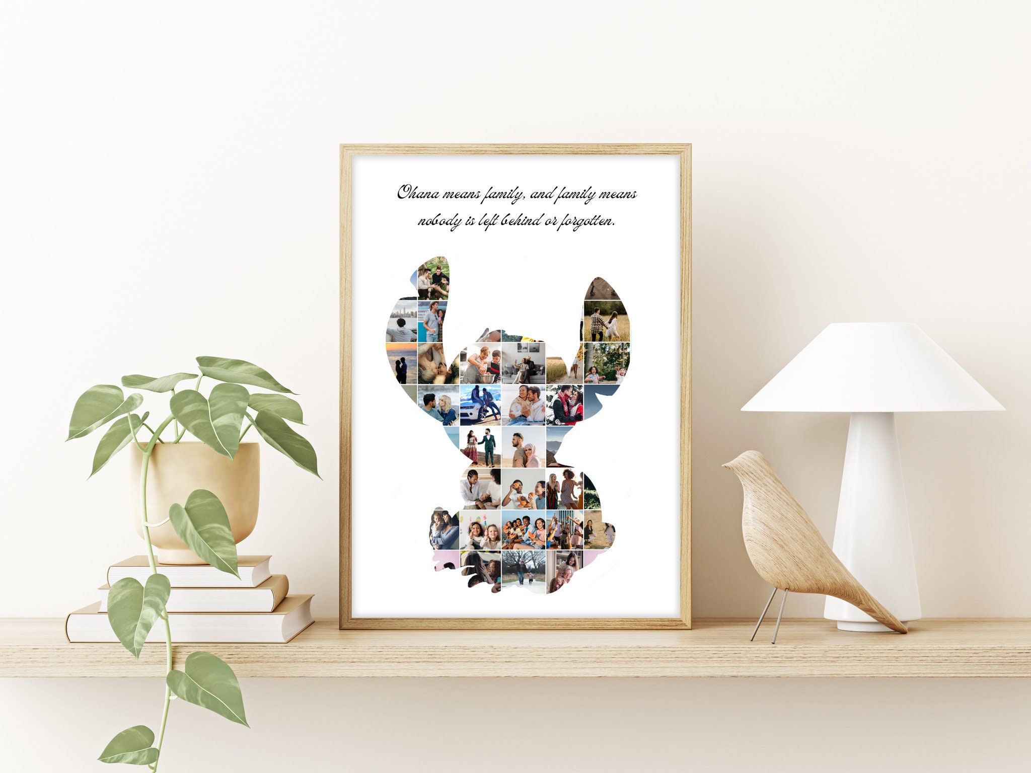 Stitch Photo Collage Lilo & Stitch Wall Art Gift for Daughter Gift for ...