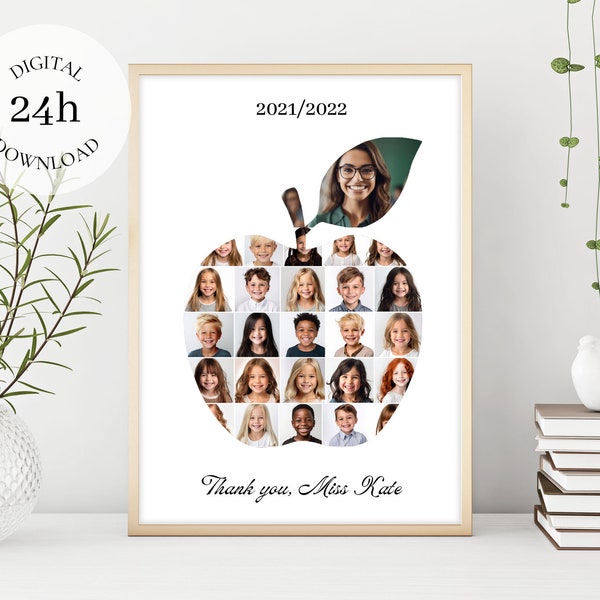 Teacher Photo Collage - Etsy