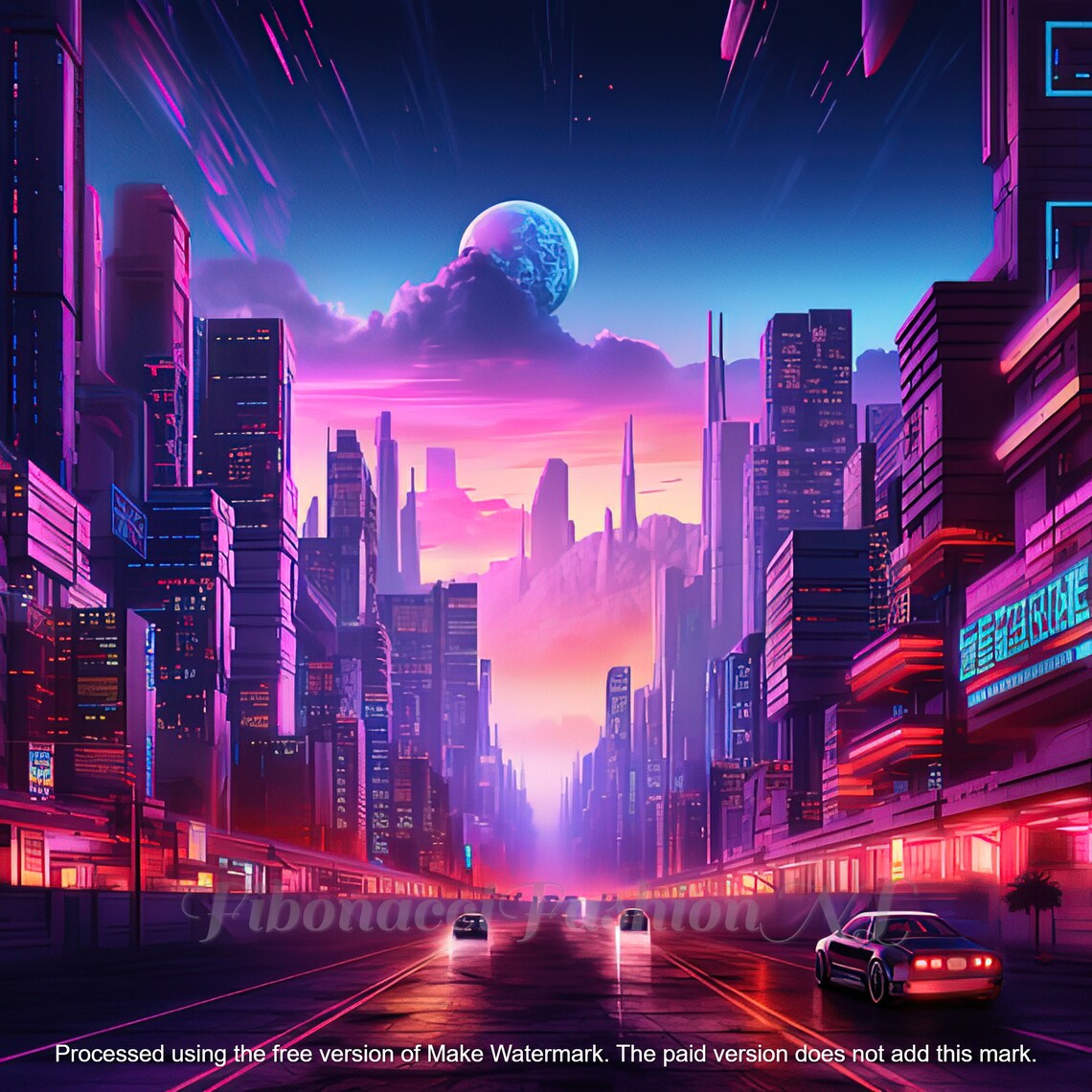 Youtube Synthwave Backgrounds City of Futuristic Life | Youtube, Music ...