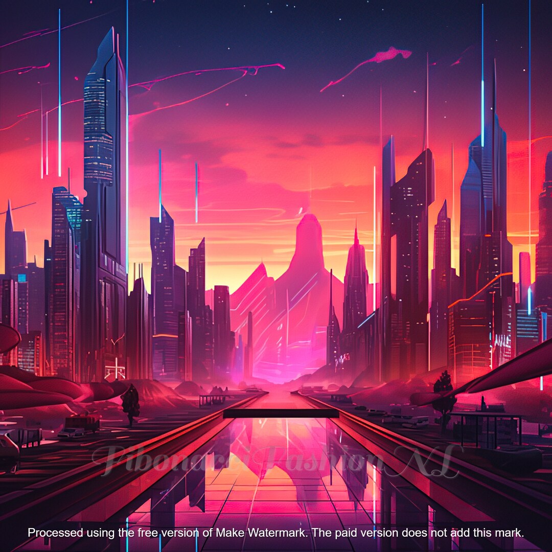 Youtube Synthwave Backgrounds City of Futuristic Life | Youtube, Music ...