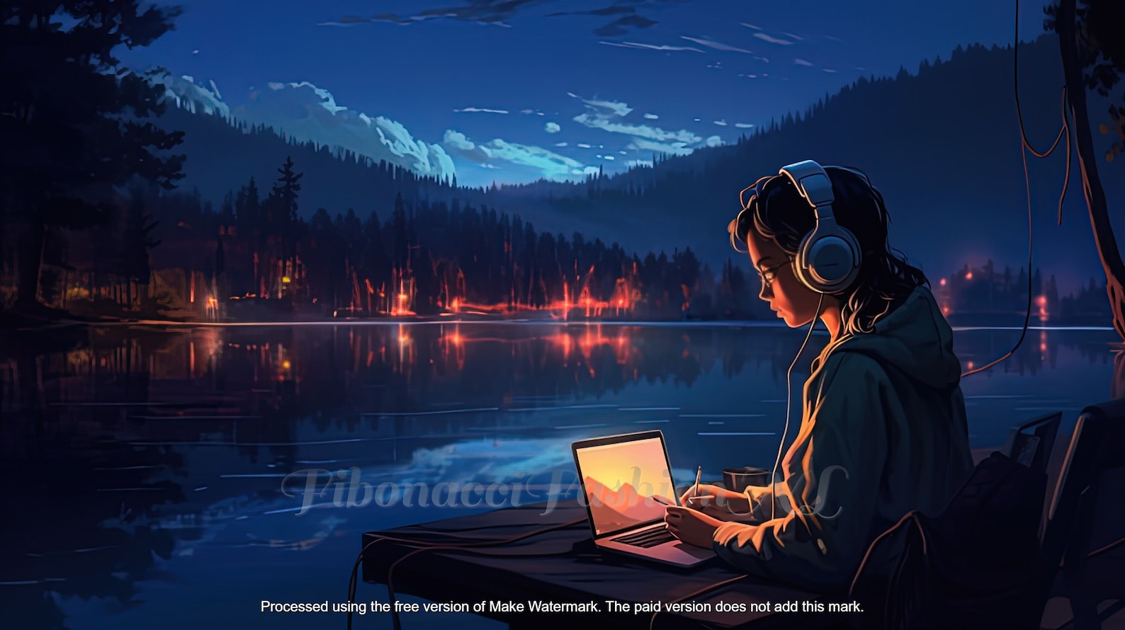 Lofi Youtube Backgrounds | Girl, Studying, Lakeside, Chill, Vibes ...