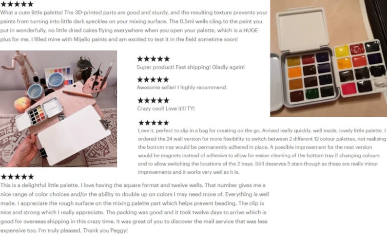 The Mini Palette - Etsy