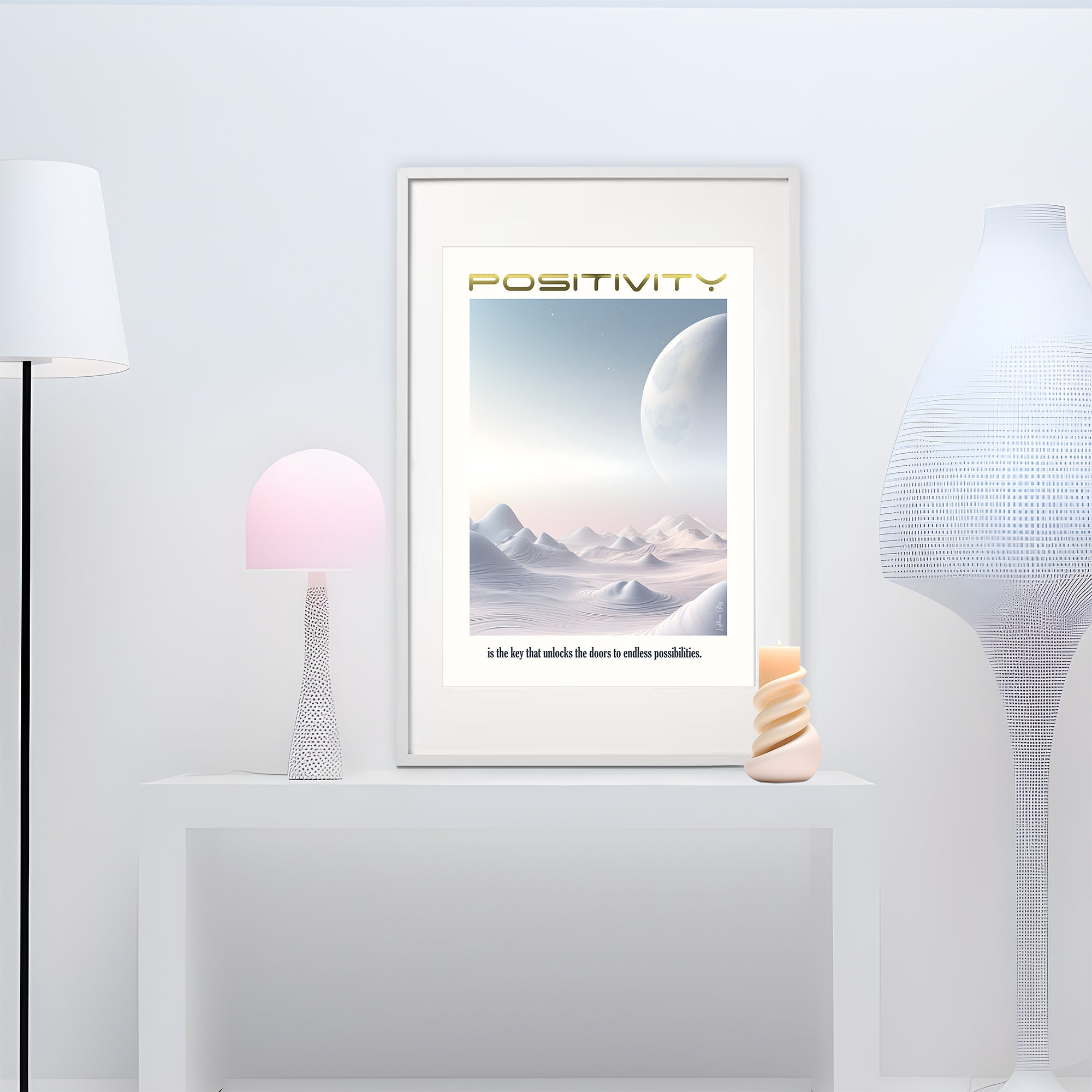 Positive Quote Poster Motivationanal Print, Positivity Affirmations ...