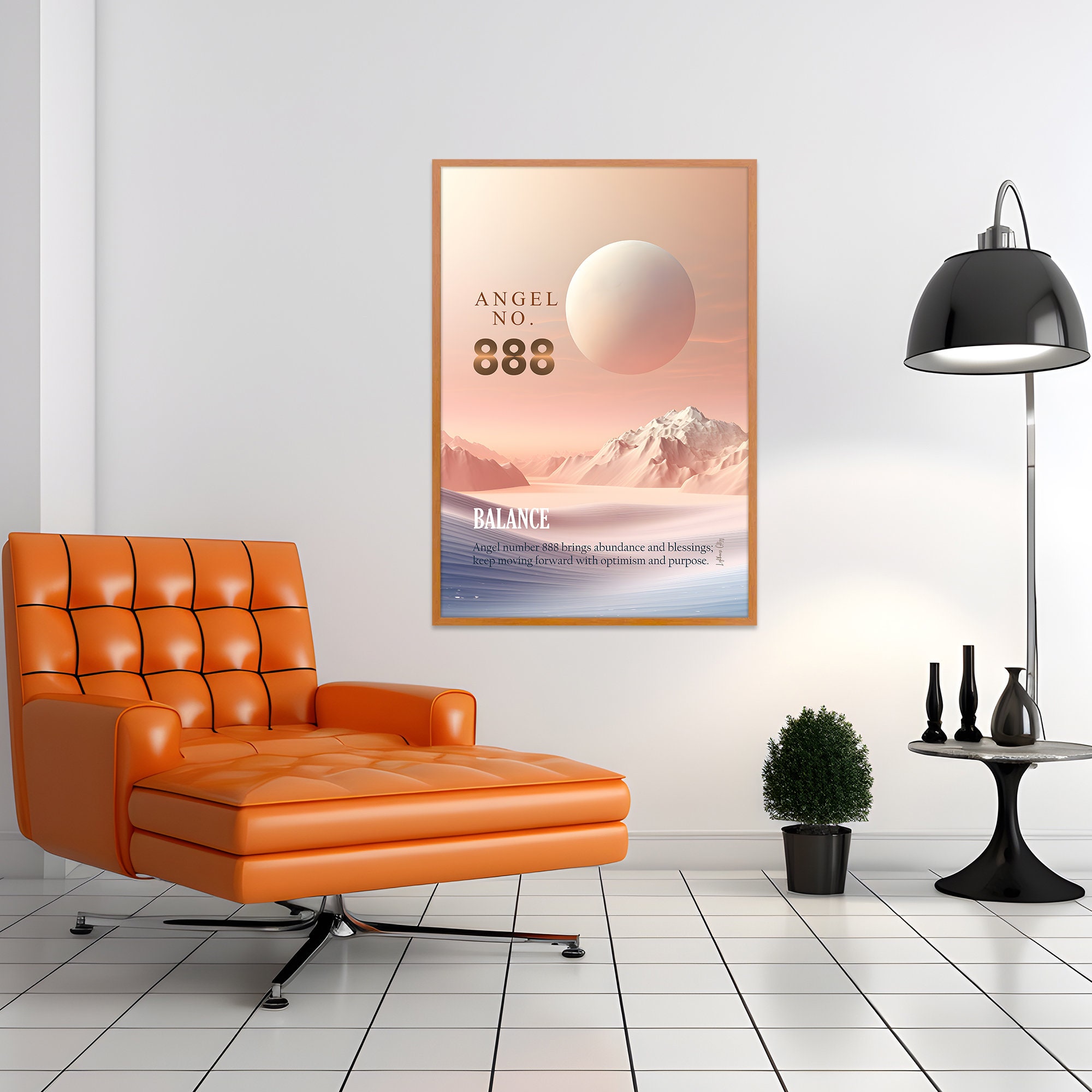 Angel Number 888 Aura Poster Energy Wall Art Spiritual - Etsy