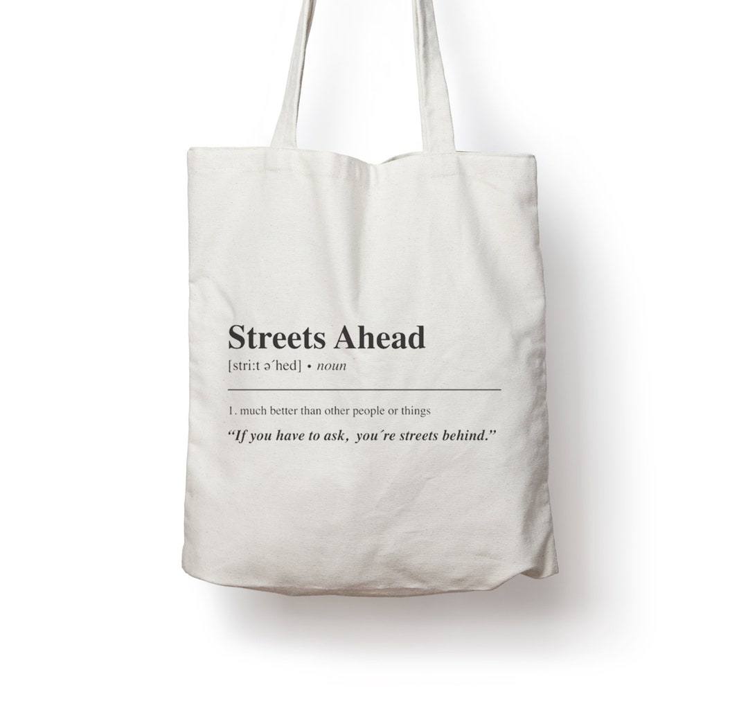 Streets Ahead Definition Community TV Show Cotton Tote Bag Gfit - Etsy