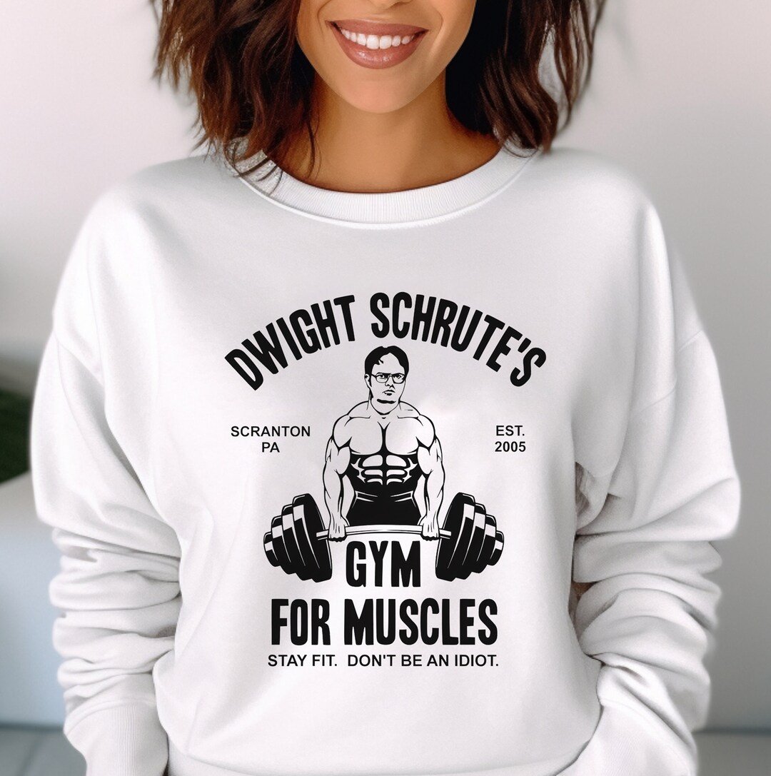 Dwight Schrute Gym the Office Funny Unisex Hoodie the Office - Etsy