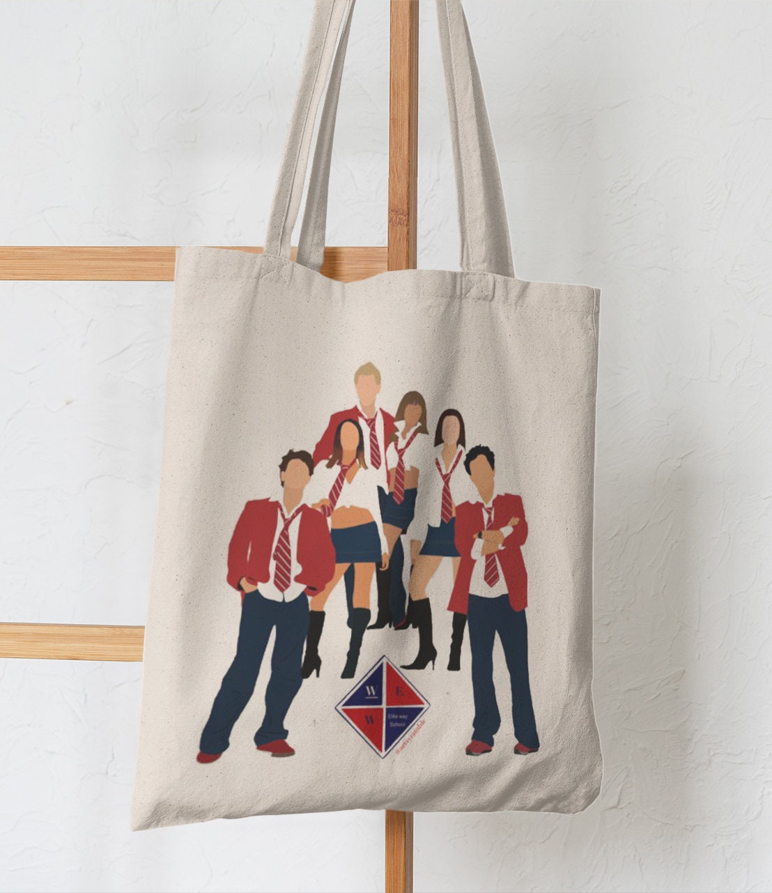 Rebelde Crew Drawing Rbd TV Drama Music Cotton Tote Bag - Etsy