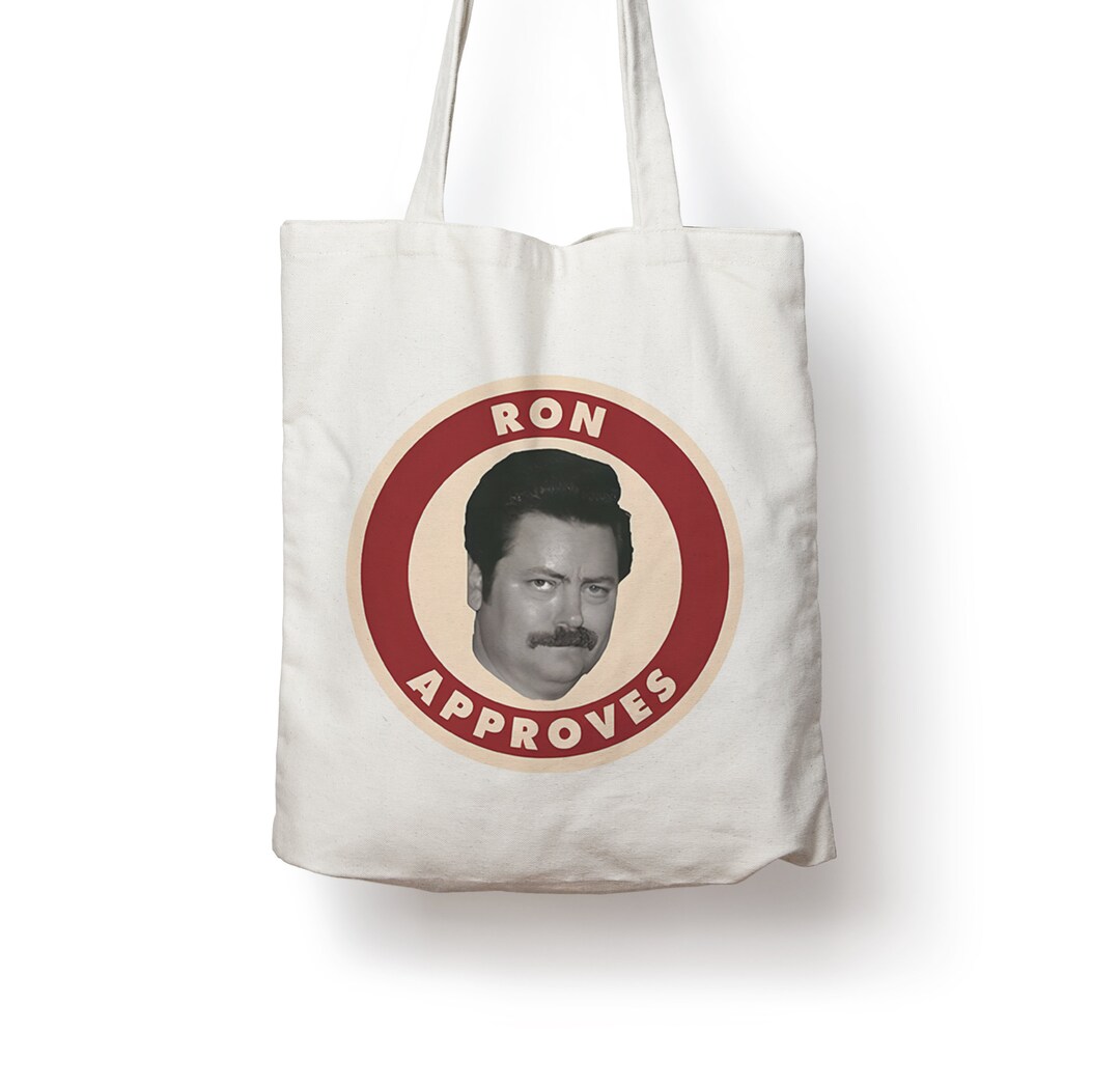 Ron Approves the Office TV Show Cotton Tote Bag - Etsy