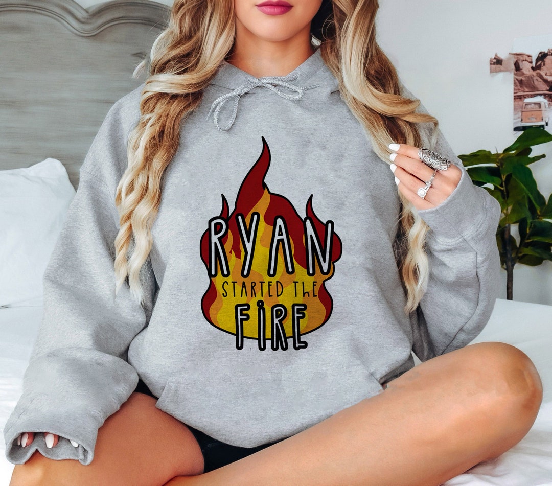 Ryan Started the Fire the Office Funny Unisex Hoodie the - Etsy