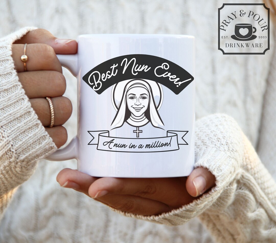 Best Nun Ever Mug Nun Mug Nun Gift Catholic Nun Gift for Nun Novitiate ...