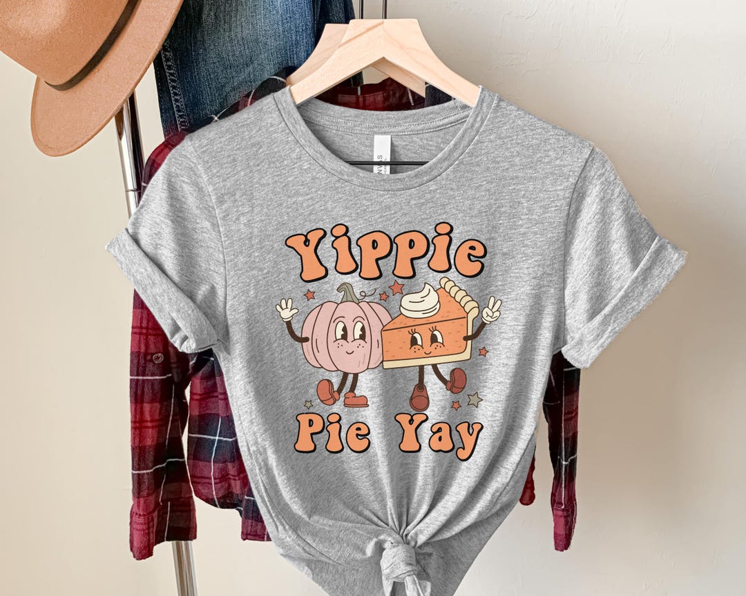Yippie Pie Yay Funny Pumpkin Baking Shirt Gift Idea for Mom ...