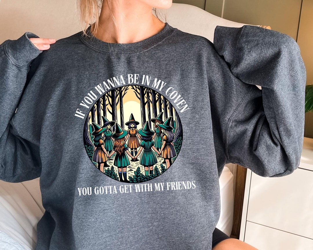 Wanna Be in My Coven Spice up Your Halloween Tee Shirt for Fall Pumpkin Picking Gift Idea for ...