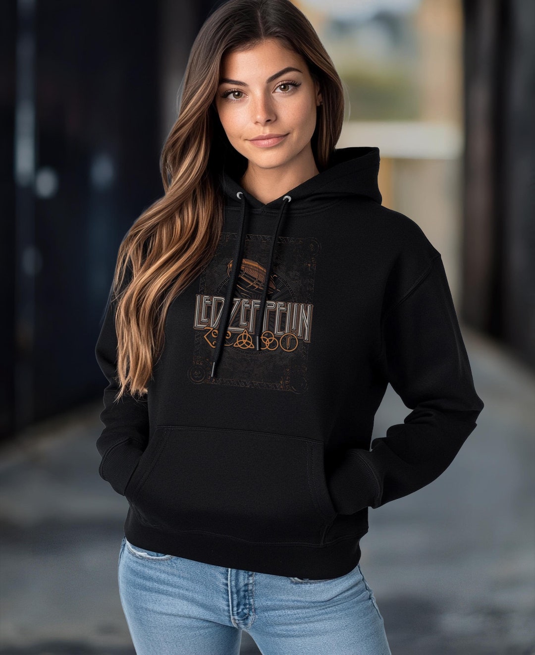 The Four Led-zeppelin Symbols Premium Hoodies & Sweatshirts, Vintage ...