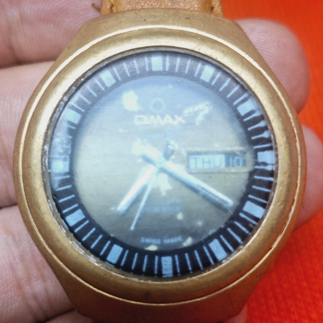 Vintage Watch OMAX Automatic MEN'S Wrist Watch SWISS 25 Jevels 1970s - Etsy