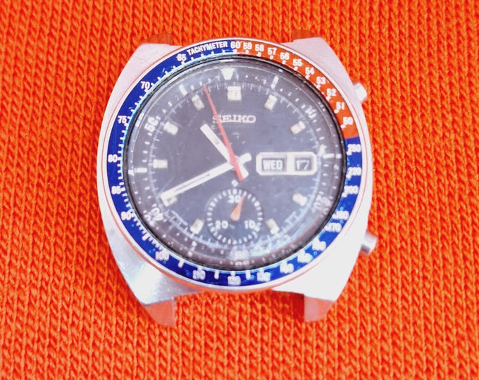 Seiko Antique Speed Timer 6139-6000 Pepsi Mens Analog Automatic - Etsy
