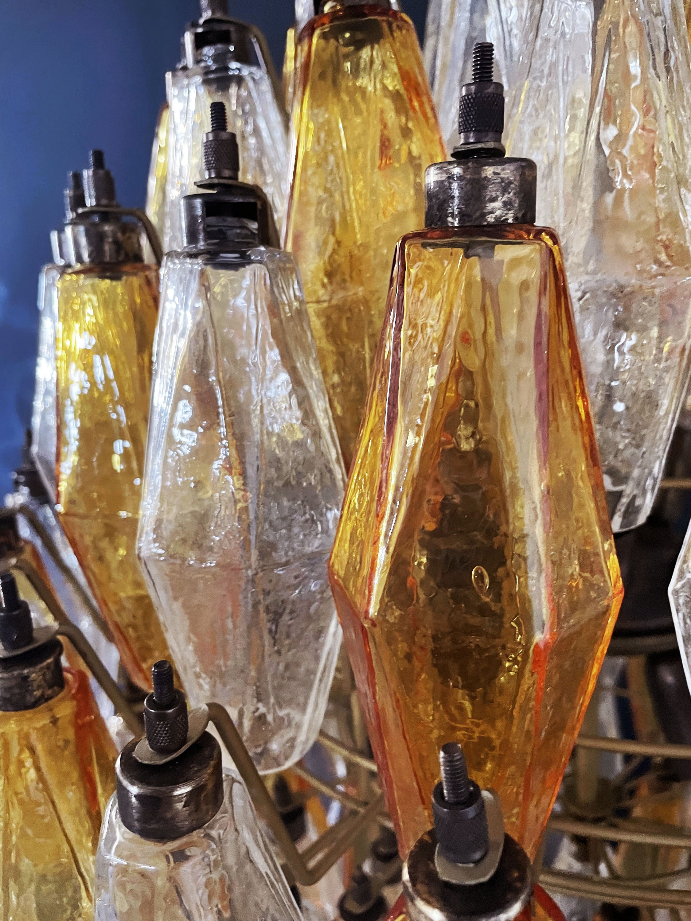 Ball Chandelier Murano Glass 140 Polyhedra - Etsy