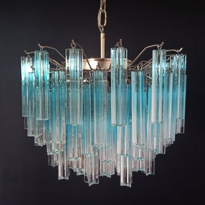Murano Chandelier Crystal Glasses With Blue Shades, Degrade– 107 ...