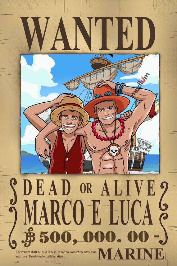 One Piece Ace Wanted Poster