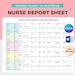 Nurse Report Sheet Telemetry 5 Patient Nurse Report Sheet Nurse Handoff ...
